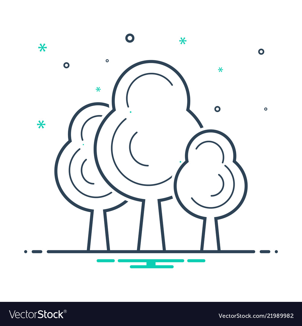Trees Royalty Free Vector Image - VectorStock