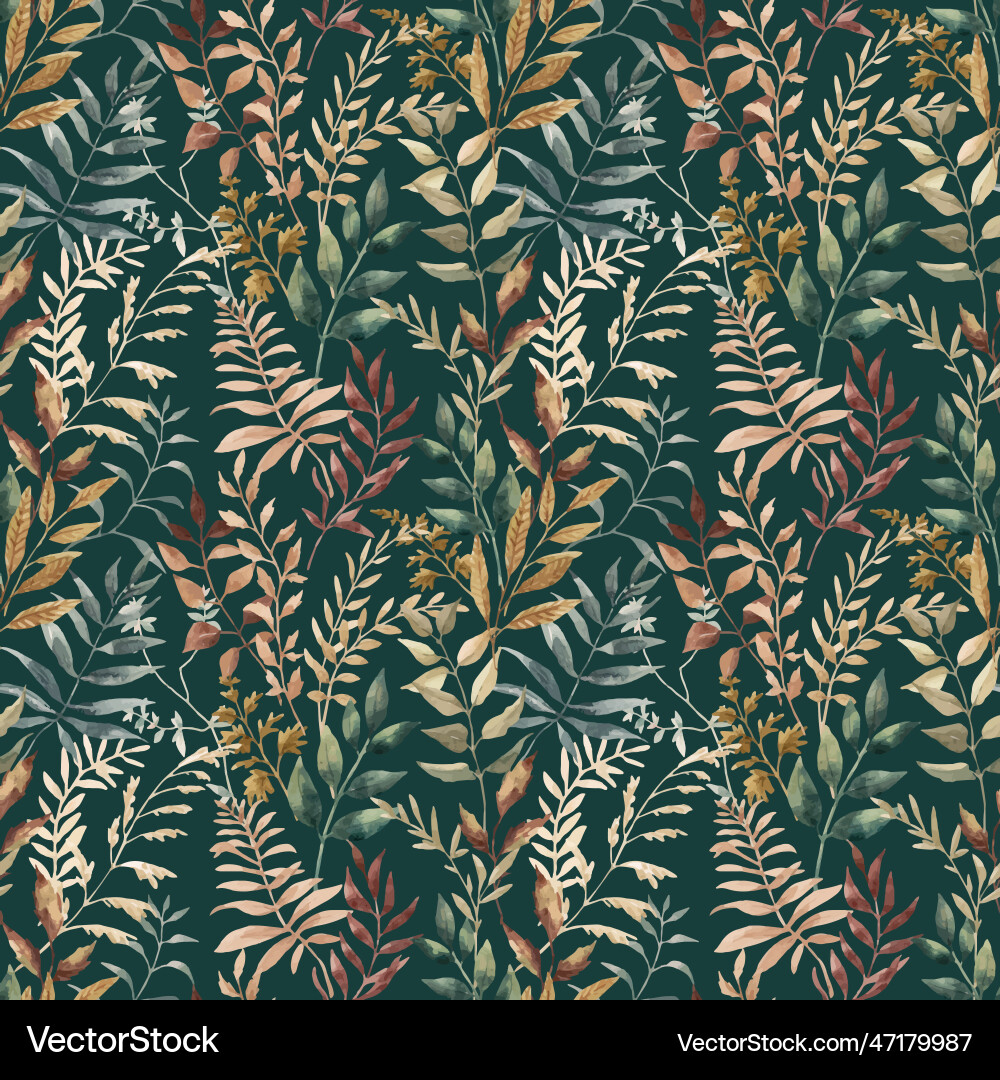 Beautiful seamless pattern with hand drawn Vector Image