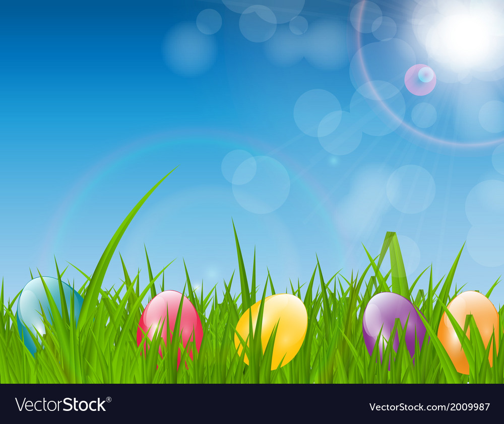 Easter background Royalty Free Vector Image - VectorStock