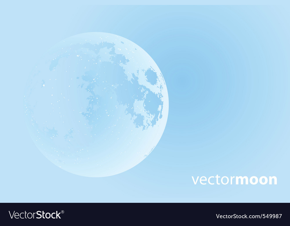Moon Royalty Free Vector Image - VectorStock
