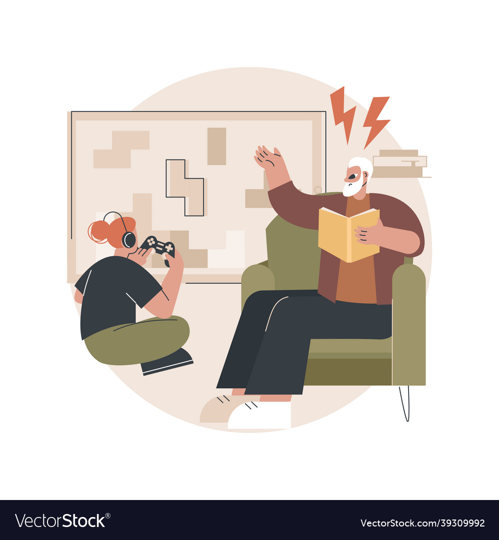 Generation gap abstract concept Royalty Free Vector Image Generation gap abstract concept Royalty Free Vector Image