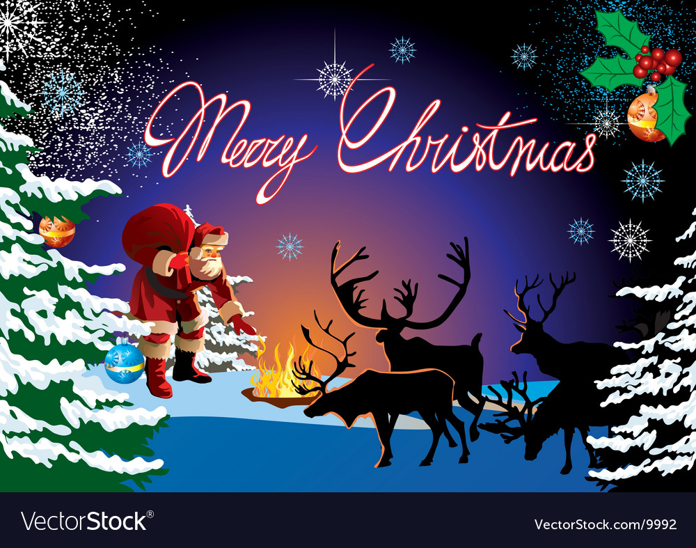 Santa Royalty Free Vector Image - VectorStock