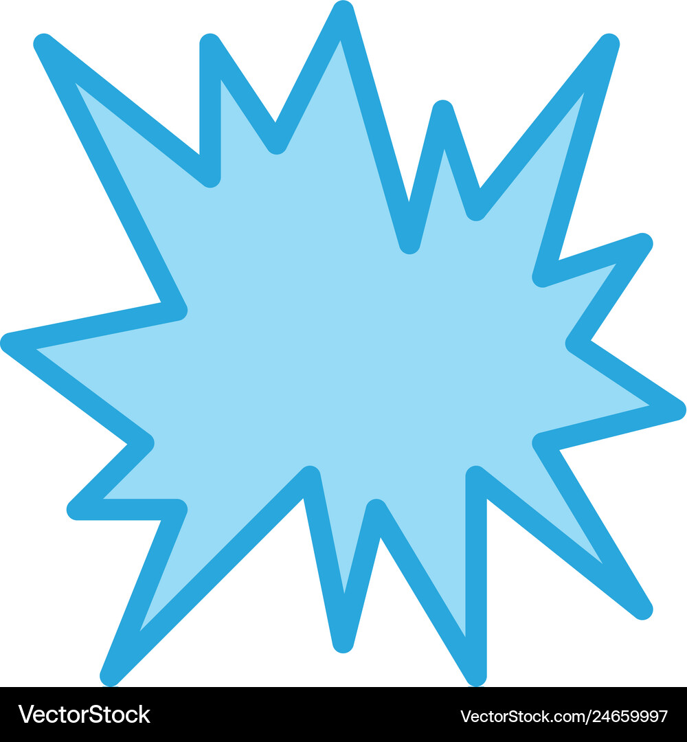 Blast icon Royalty Free Vector Image - VectorStock