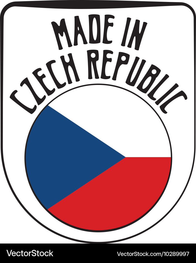 Made in czech republic rubber stamp Royalty Free Vector