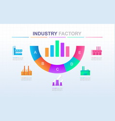 Option scheme chart graph diagram analytics Vector Image