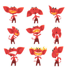 Ripped cheeky devil Royalty Free Vector Image - VectorStock
