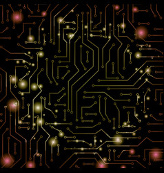 Circuit electronic pattern background Royalty Free Vector