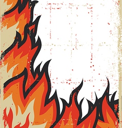 Grunge fire background Royalty Free Vector Image