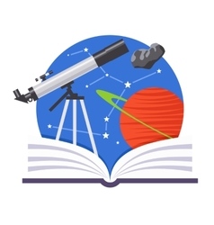 Science emblem Royalty Free Vector Image - VectorStock