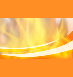 Background template with orange curves Royalty Free Vector