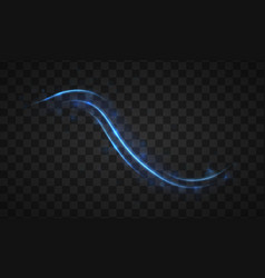 Blue light line Royalty Free Vector Image - VectorStock