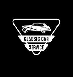 Car badge and logo good for print Royalty Free Vector Image