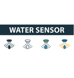 Water sensor icon simple element from sensors Vector Image