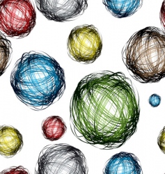 Scribble nest variation Royalty Free Vector Image