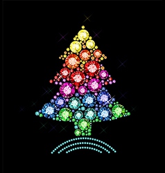 Gem tree Royalty Free Vector Image - VectorStock