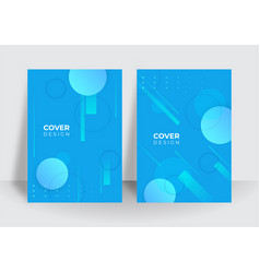 Presentation slide design background template Vector Image