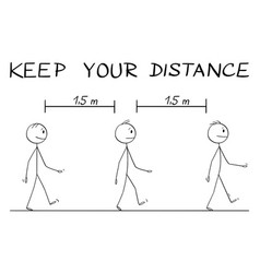 Cartoon instructional how to walk on the Vector Image
