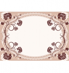 Vintage floral Royalty Free Vector Image - VectorStock