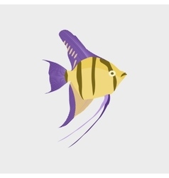 Angel fish cartoon Royalty Free Vector Image - VectorStock