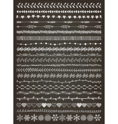 Vintage Hand Drawn Design Elements Royalty Free Vector Image