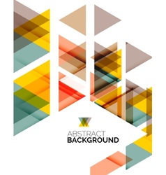 Triangle geometric abstract background Royalty Free Vector