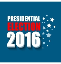 2016 usa presidential election poster Royalty Free Vector