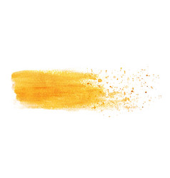 Abstract banner design with gold paint and golden Vector Image