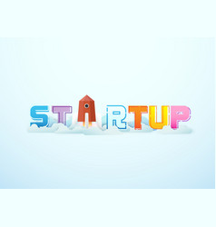Creative of idea word lettering typography Vector Image