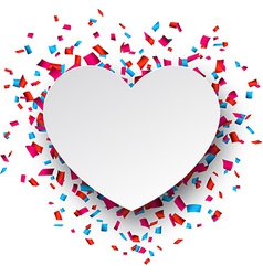 Paper love sign Royalty Free Vector Image - VectorStock