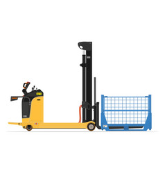 Cartoon Forklift Stacker Vector Images (38)