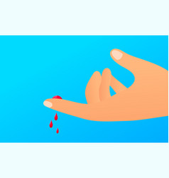 Isolated hand open wound Royalty Free Vector Image