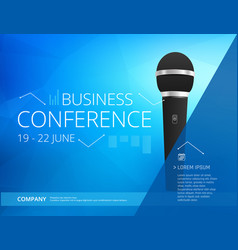 Business training workshop announcement poster Vector Image