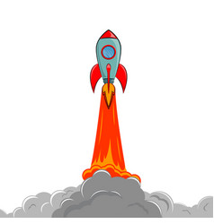 Rocket ship Royalty Free Vector Image - VectorStock