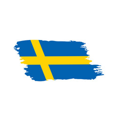 Sweden flag Royalty Free Vector Image - VectorStock