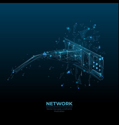 Network Wireframe Vector Images (over 100,000)