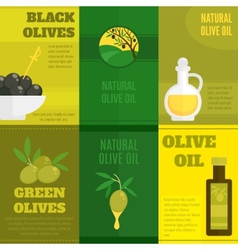 Natural olives background Royalty Free Vector Image