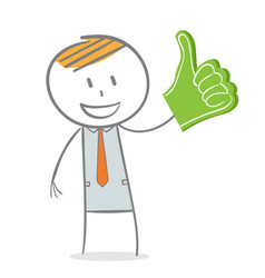 Thumbs Up Stick Figure Vector Images (64)