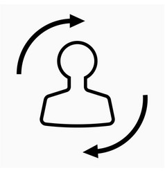 Adapt icon Royalty Free Vector Image - VectorStock