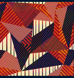 Seamless checkered pattern Royalty Free Vector Image