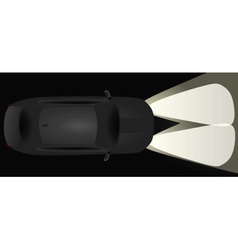 Car bird eye view Royalty Free Vector Image - VectorStock