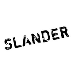 Slander rubber stamp Royalty Free Vector Image
