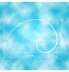 Golden section figure Royalty Free Vector Image