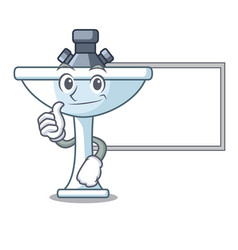 Up board cartoon sink in the kitchen room Vector Image