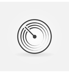 Radar screen Royalty Free Vector Image - VectorStock