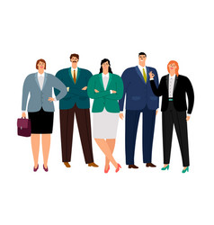 Business team set Royalty Free Vector Image - VectorStock