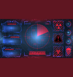 Futuristic hud background infographic Royalty Free Vector
