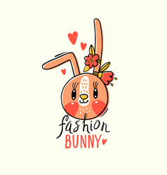 Dressed up bunny Royalty Free Vector Image - VectorStock