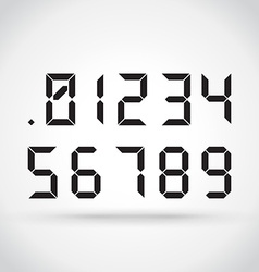 Calculator digital numbers Royalty Free Vector Image