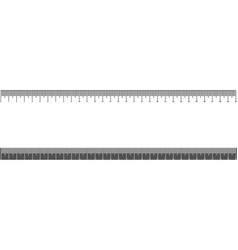 Vertical meter ruler Royalty Free Vector Image