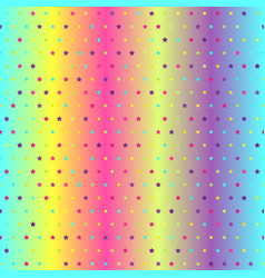 Glowing star pattern seamless gradient background Vector Image